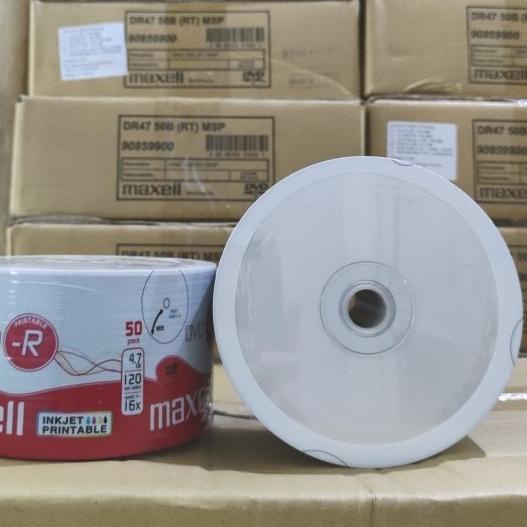 Jual DVDR Printable / DVD-R Maxell Printable 16X Bulk pack | Shopee Indonesia