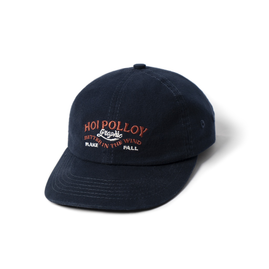 Jual Hoi Polloy - Topi - Flake Fall Low Cap (Navy) | Shopee Indonesia