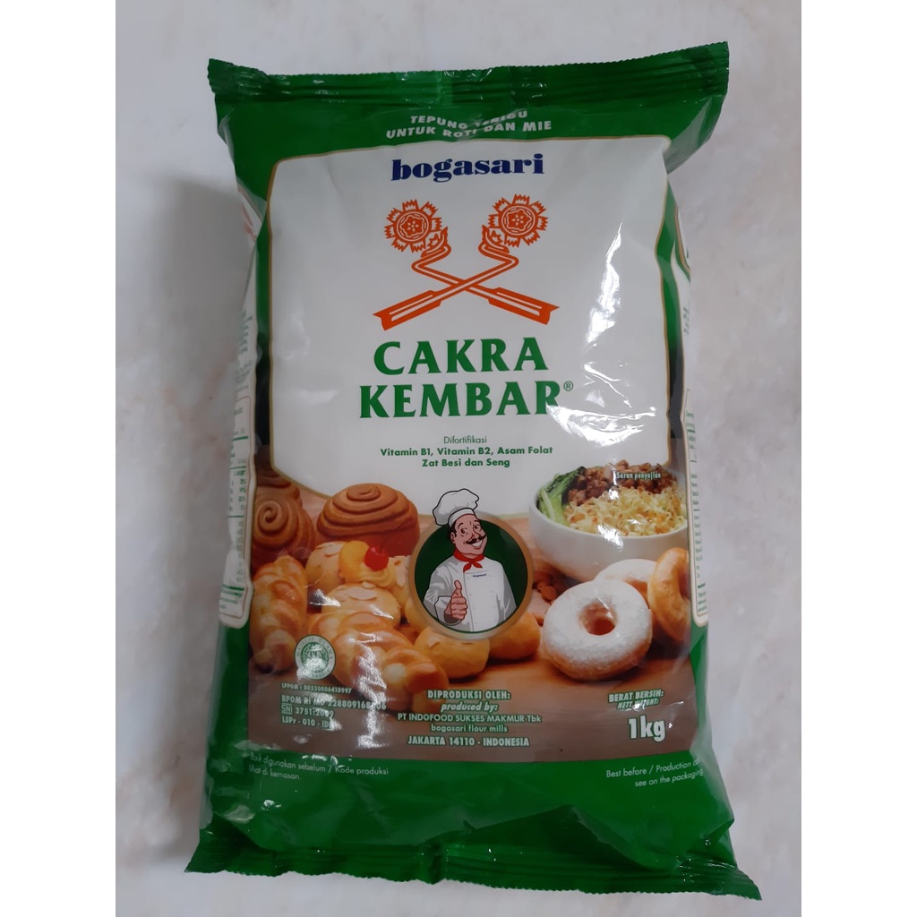 Jual Tepung Terigu Cakra Kembar Premium 1kg | Shopee Indonesia