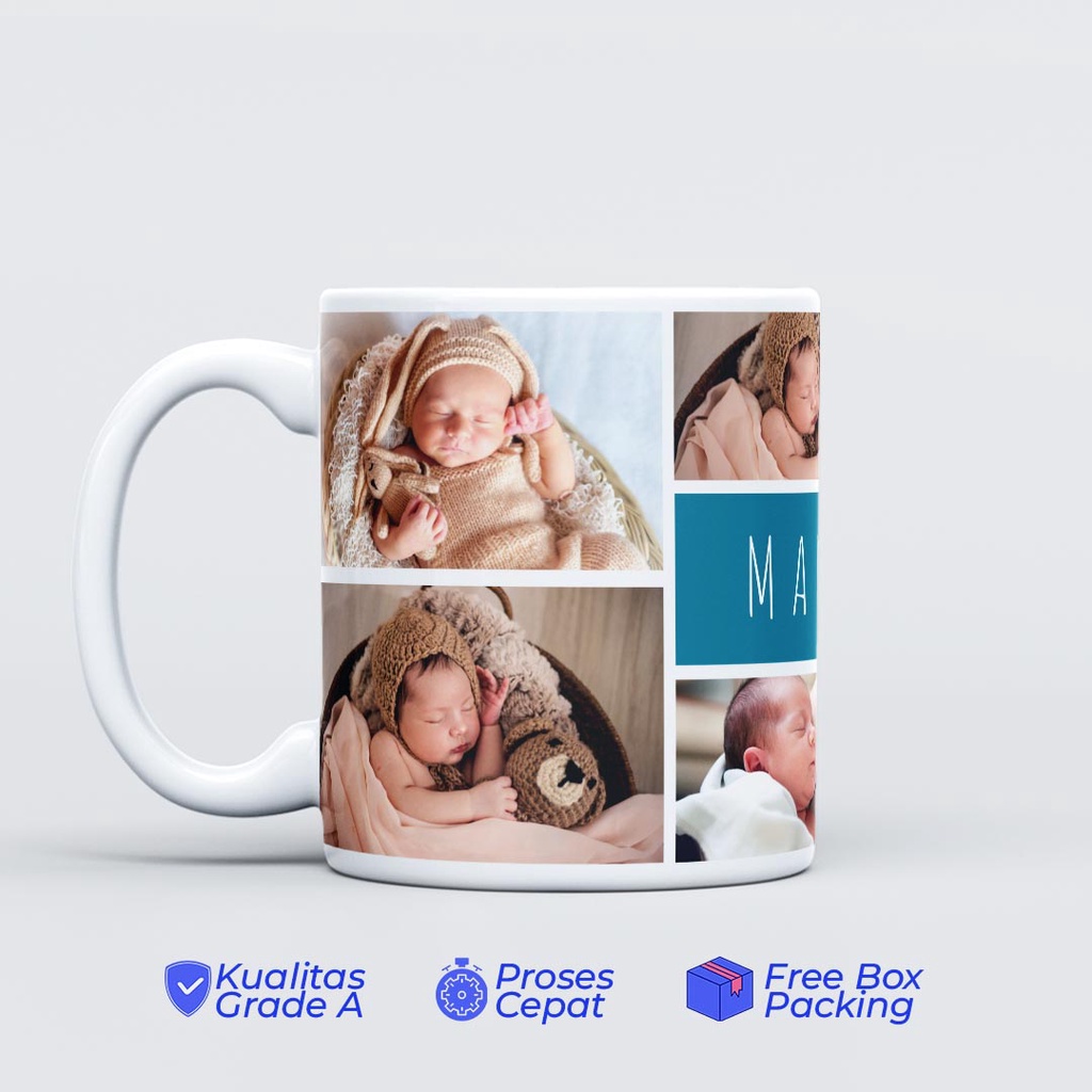 Jual Mug Gelas Keramik Custom Foto dan Nama, Mug Aesthetic, Custom Mug ...