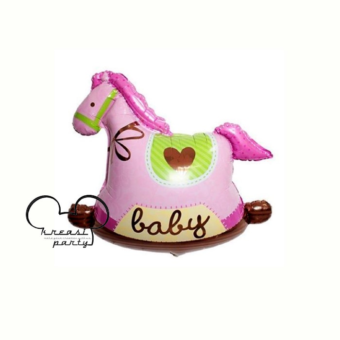 Jual Balon Foil Kuda Baby Pink Mini / Balon Karakter / Balon Foil ...