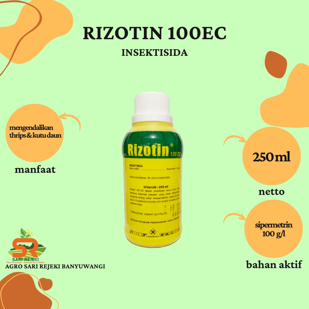 Jual RIZOTIN 100EC 250ML INSEKTISIDA | Shopee Indonesia