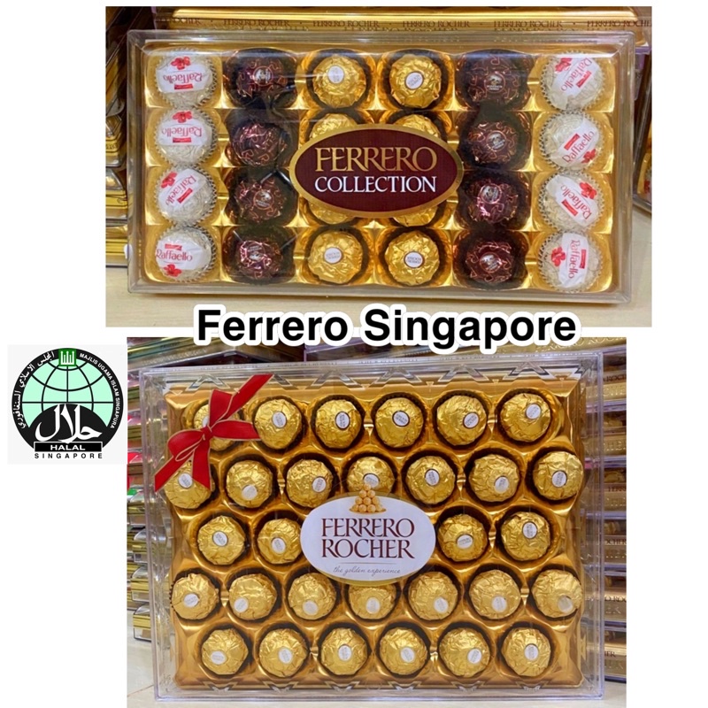 Jual Ferrero rocher import singapore 🇸🇬 (HALAL) | Shopee Indonesia