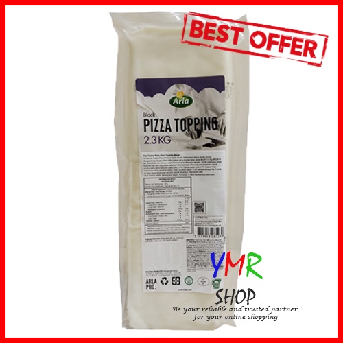 Jual Keju Mozzarella Mozarela Cheese Arla Pizza Topping Block 2,3Kg ...