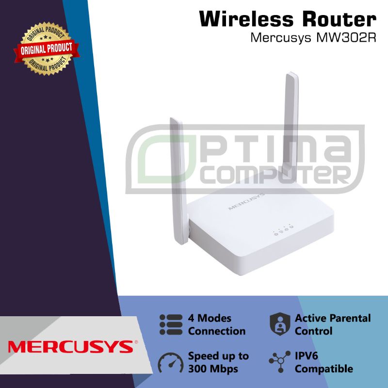 Jual Wireless Router Mercusys MW302R | Shopee Indonesia