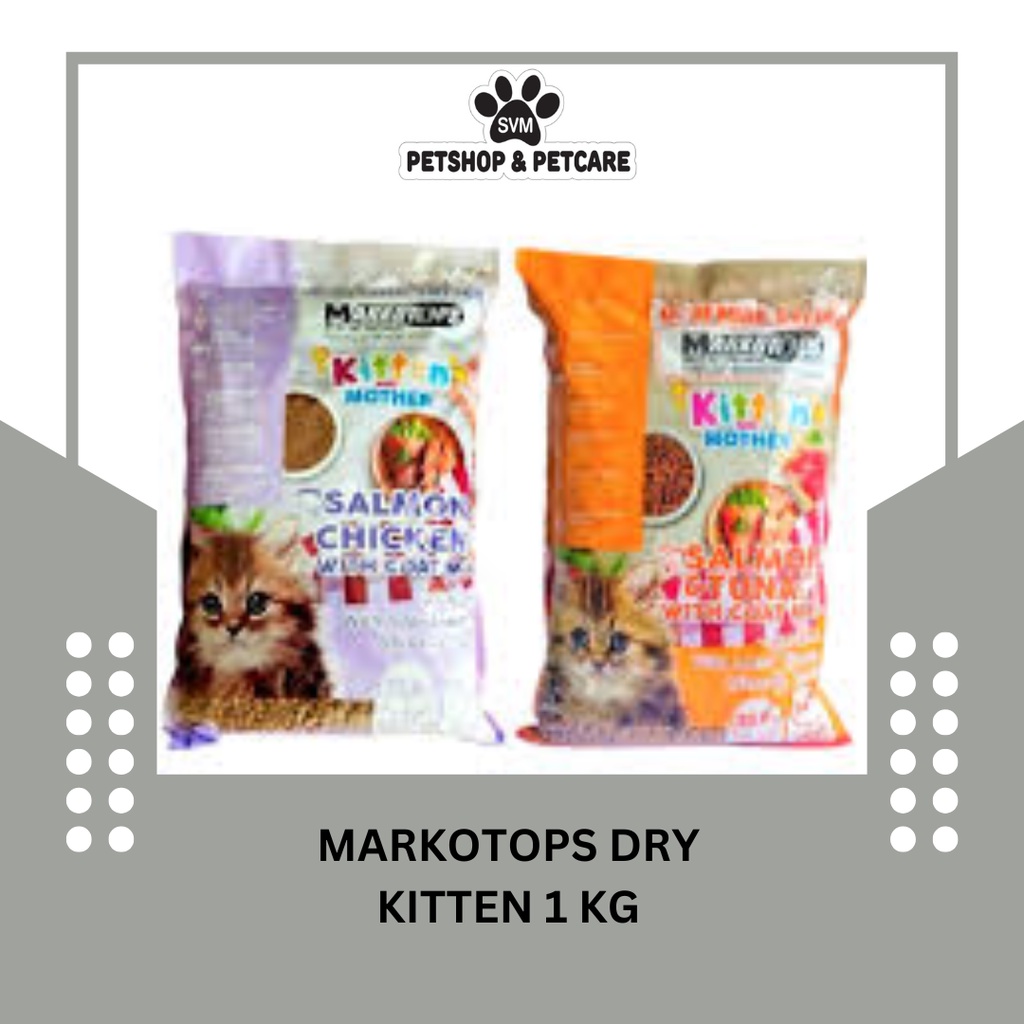 Jual Markotops Kitten and Mother 1 kg Makanan Anak dan Induk Kucing ...