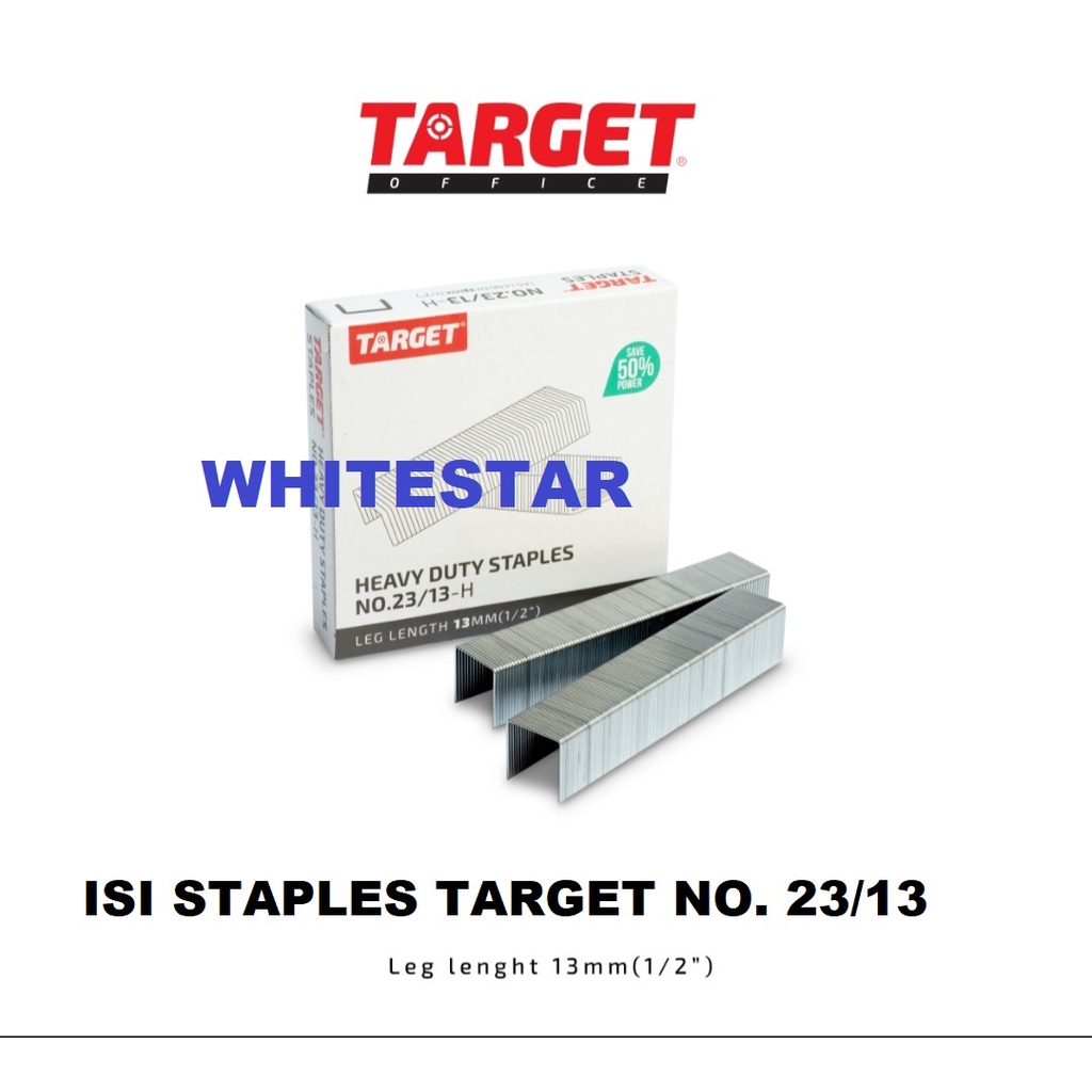 Jual isi staples / stapler target 23/13 atau 1213 | Shopee Indonesia