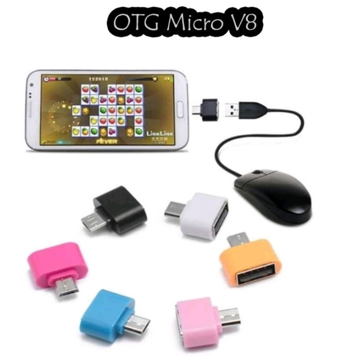Jual KONEKTOR OTG USB To Micro USB V8 Converter Konverter Non Kabel ...