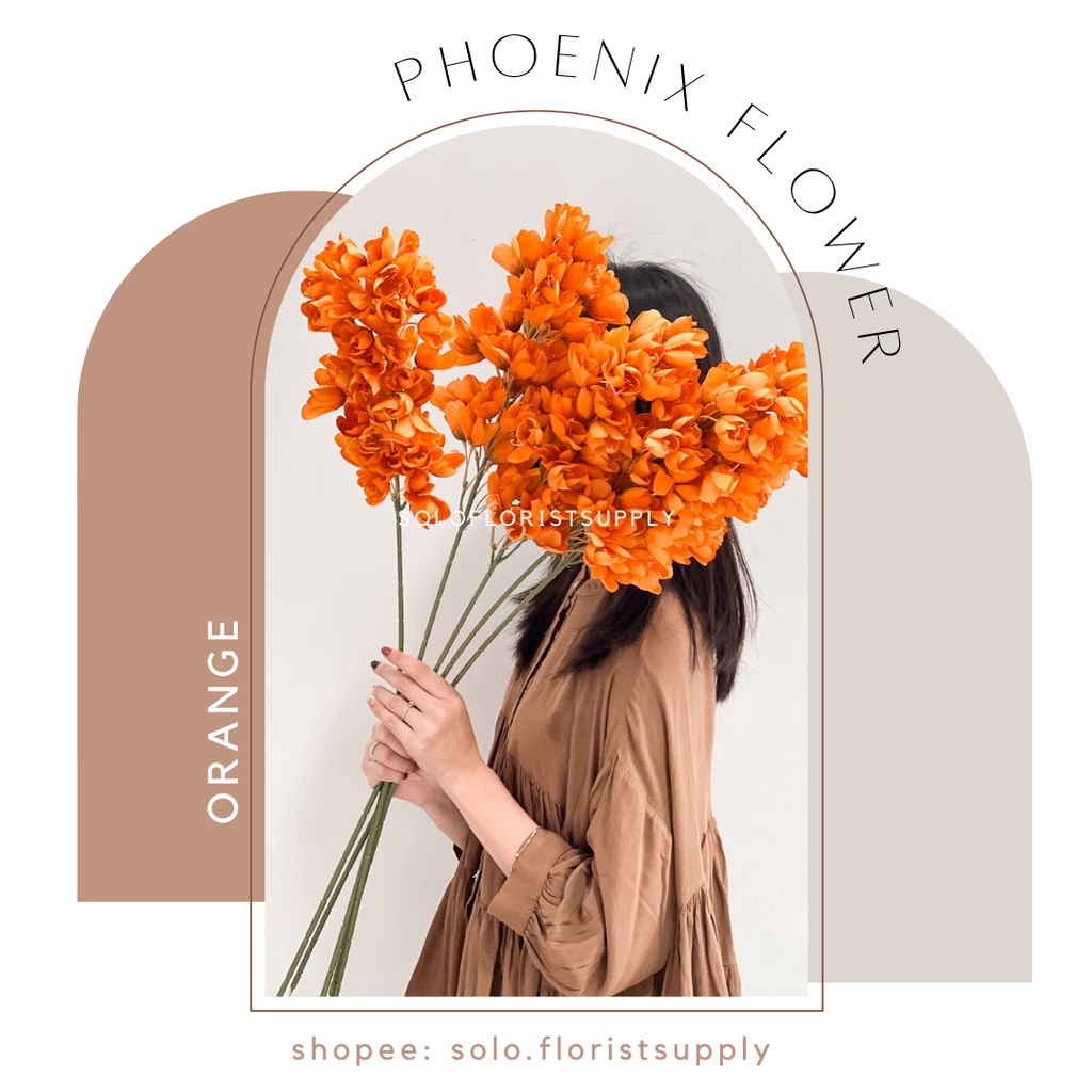 Jual [CAS] PHOENIX FLOWER Artificial / Premium Delphinium Artificial ...