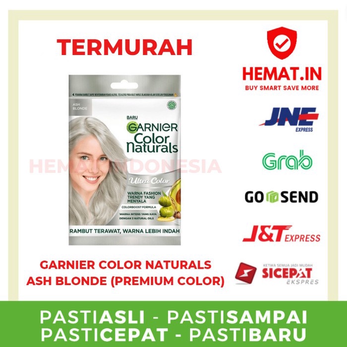Jual GARNIER COLOR NATURALS ASH BLONDE ABU ABU ASH GREY HIGHLIGHT ...