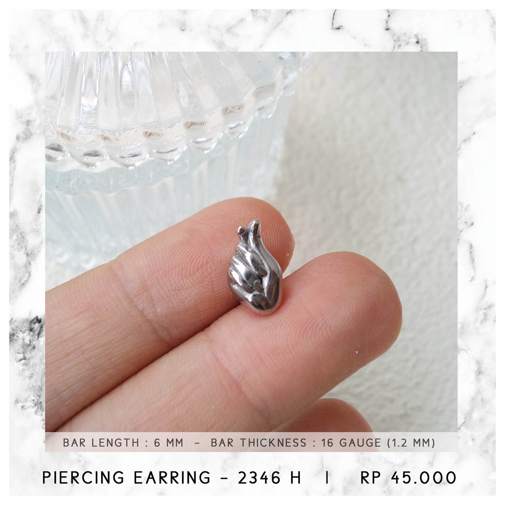Jual 2438 / 2439 (HARGA 1 BIJI) ANTING PIERCING TINDIKAN HELIX TRAGUS ...