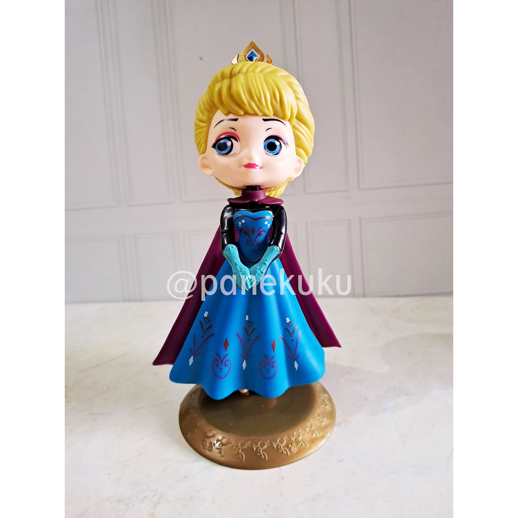 Jual Cake topper boneka princess Q Posket RECAST/ Elsa/ Anna frozen ...