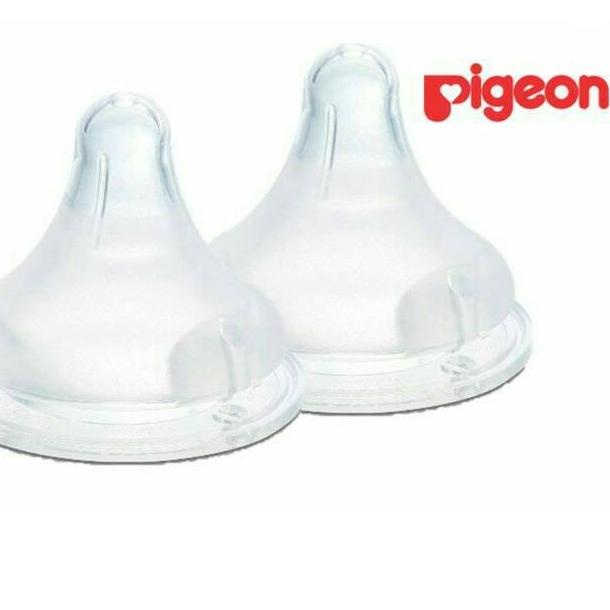 Jual Pigeon Peristaltic Plus size M Wide Neck Nipple Teat Dot Isi 2 | Shopee Indonesia