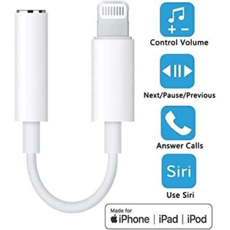 Jual Kabel Jack Audio Lightning Conventer Kabel Audio To Jack 3.5mm ...