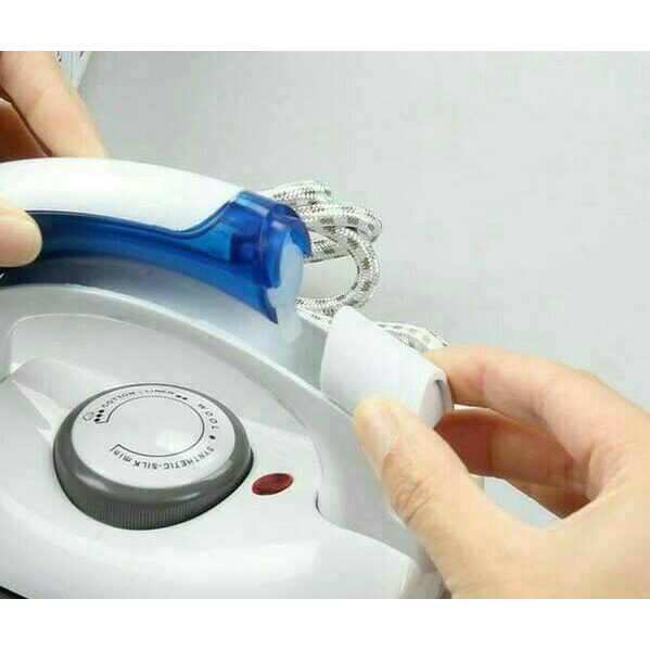 Jual Setrika Uap Lipat Mini Portable Praktis Steam Iron Travel Steamer ...