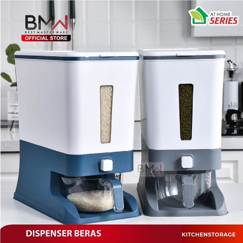 Jual Dispenser Beras 12 KG Rice Dispenser Tempat Wadah Penyimpanan ...
