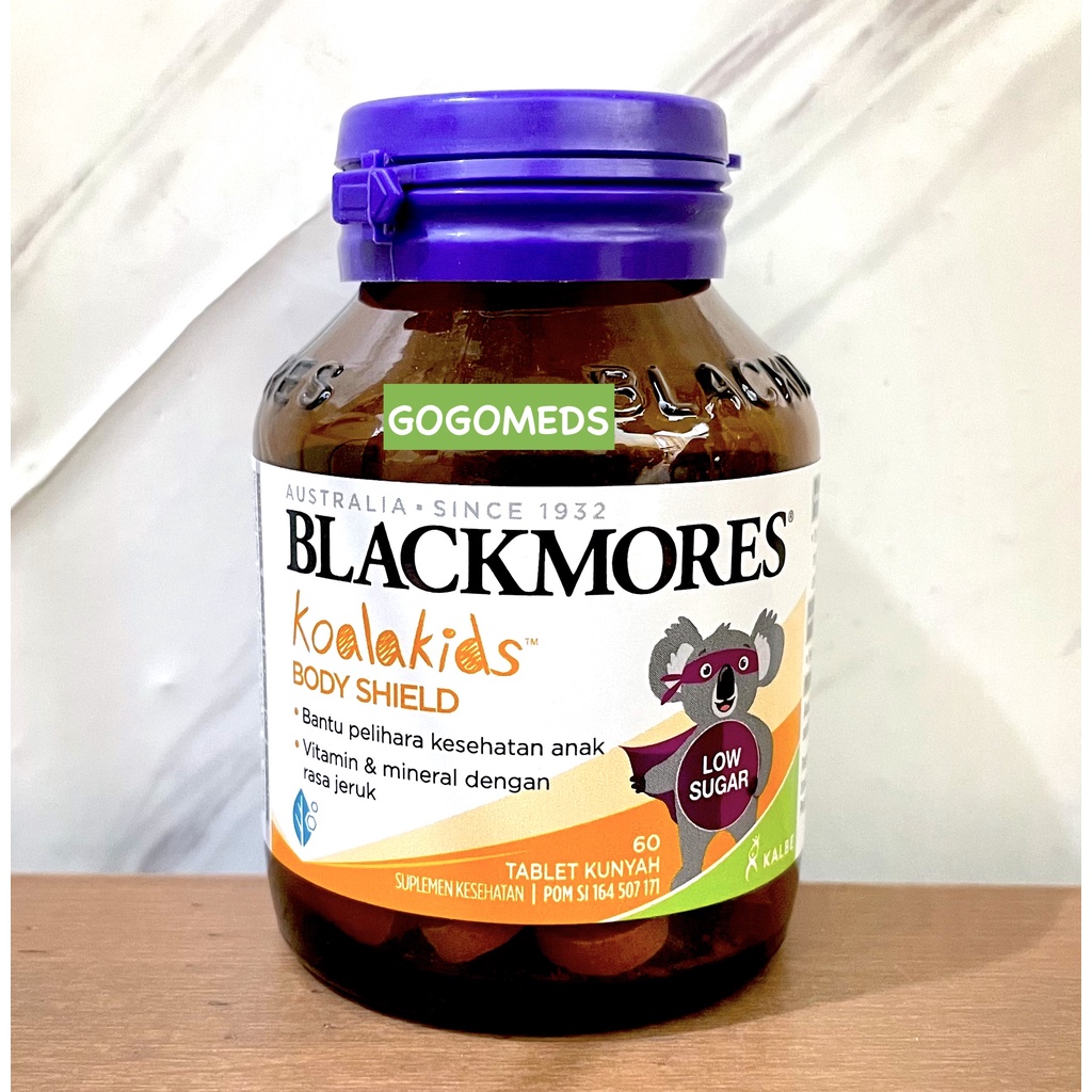 Jual BLACKMORES KOALA KIDS BODDY SHIELD ISI 60 TABLET MULTIVITAMIN ...