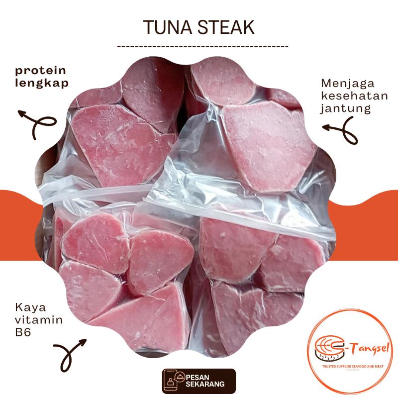Jual Tuna Steak / Tuna Fillet 500 gr & 1000 gr | Shopee Indonesia