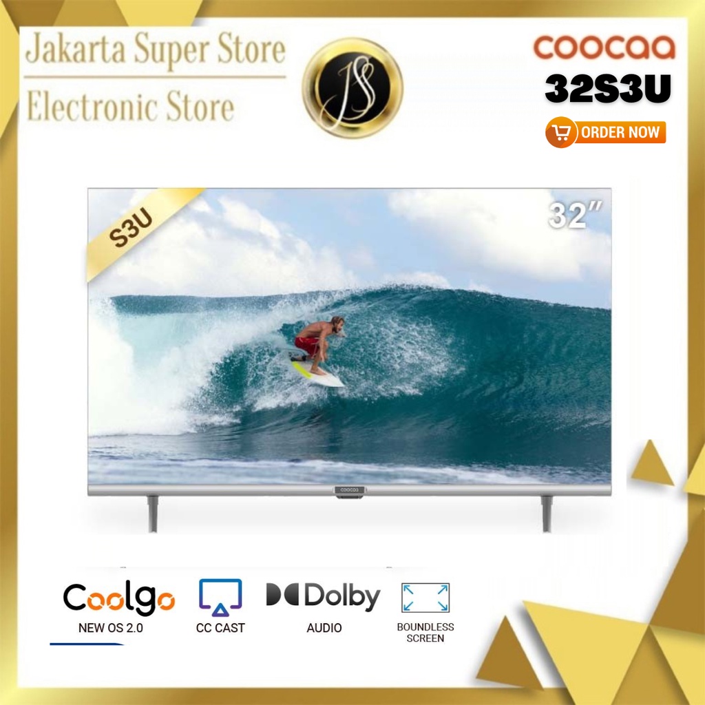 Jual COOCAA 32 INCH DIGITAL SMART TV COOCAA 32S3U | Shopee Indonesia