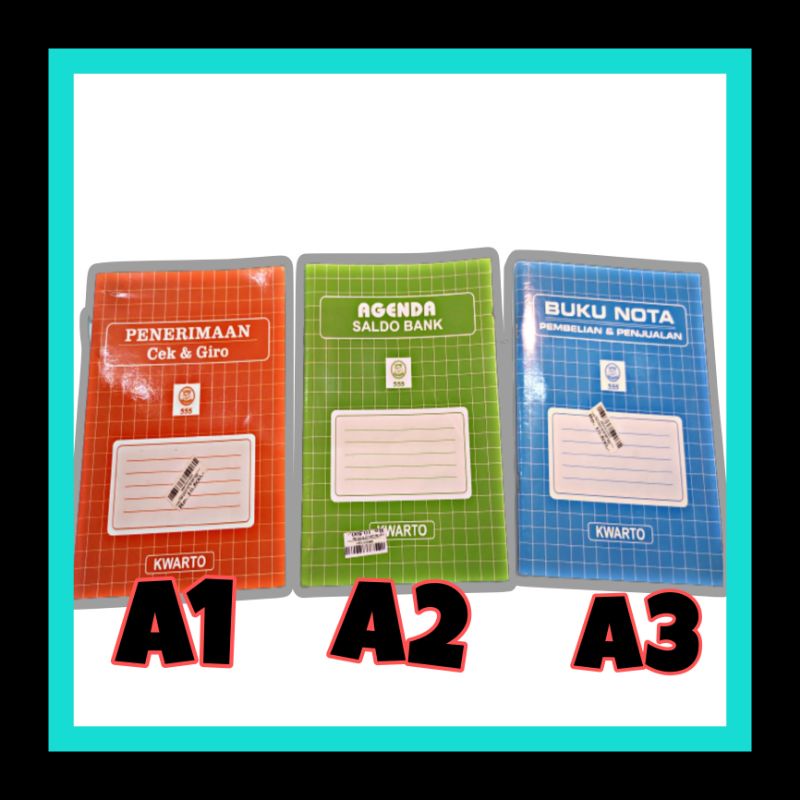 Jual buku nota penjualan agenda saldo bank penerimaan cek&giro | Shopee ...