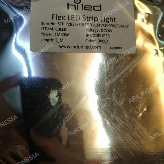 Jual strip led hiled 2835 60Led 24v ip33 - 3000k | Shopee Indonesia
