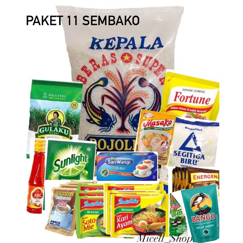 Jual PAKET 11 PAKET SEMBAKO SUPER MURAH | Shopee Indonesia