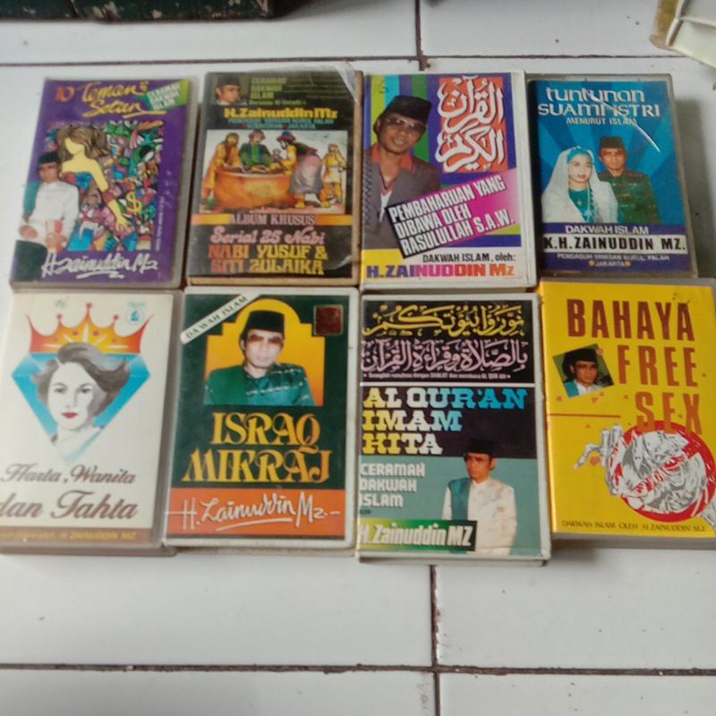 Jual Kaset pita ceramah agama Islam KH Zainuddin MZ,jadul | Shopee Indonesia