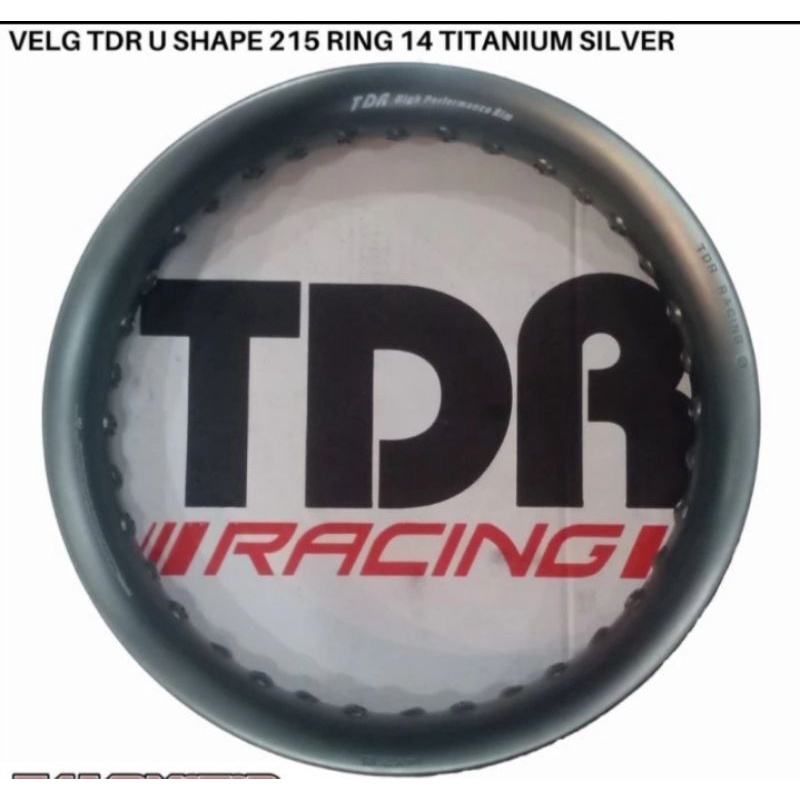 Jual Velg TDR U shape 215 14 Titanium, Velg Peleg TDR Ukuran 215 ring ...