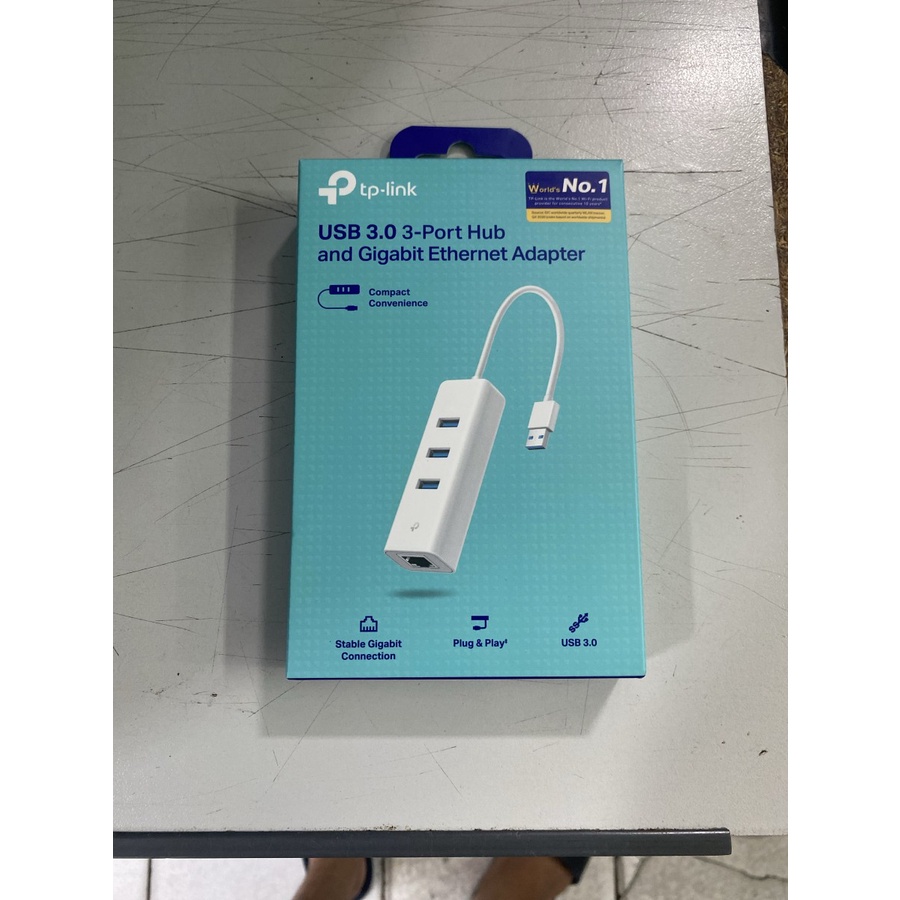 Jual TP-LINK UE330 TpLink 3 Port USB HUB 3.0 With USB Lan Gigabit ...