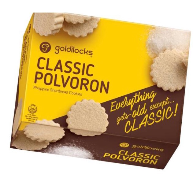 Jual Goldilocks Polvoron Classic Ukuran Besar isi 18pcs Oleh Oleh Cemilan Halal Filipina 486g ...