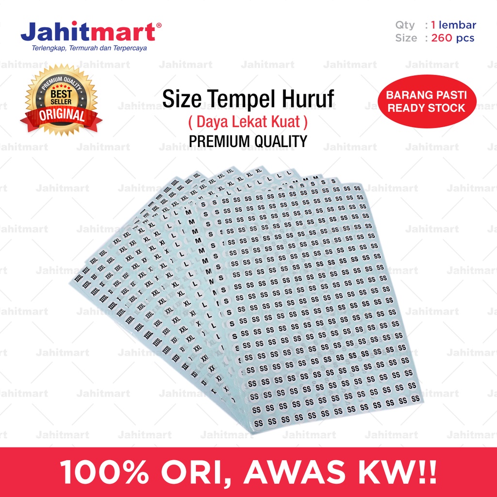 Jual Size Tempel Huruf /Lembar | Shopee Indonesia