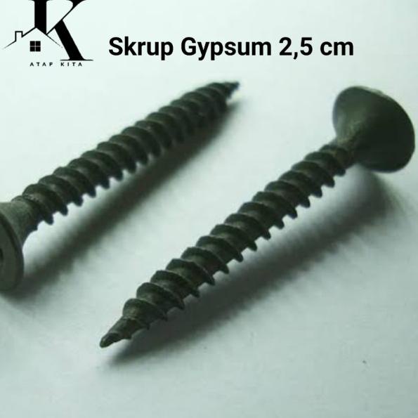 Jual Skrup Gypsum / Screw Gypsum 6x1 inch / Skrup Papan 1000 pcs ...