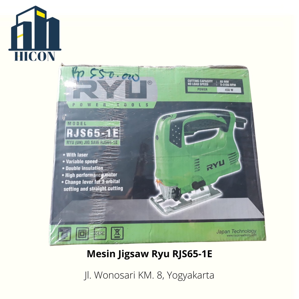 Jual Mesin Gergaji Jigsaw Ryu by Tekiro 65mm | Shopee Indonesia