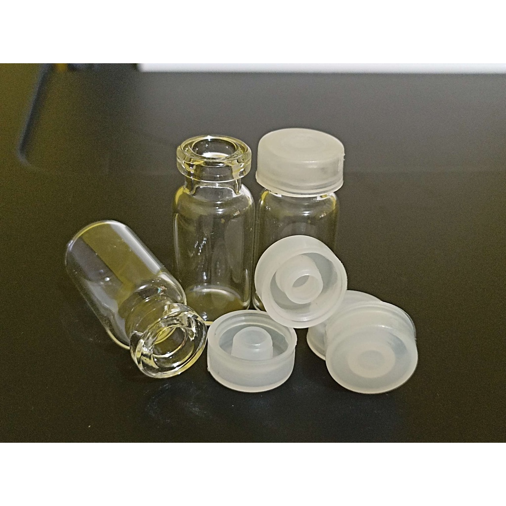 Jual Botol kaca mini souvenir 3ml 4ml / Botol tester tutup PLASTIK ...