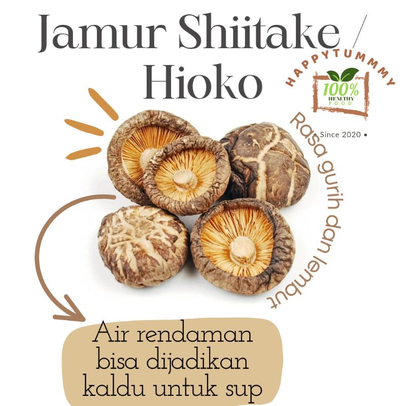 Jual HPT - Jamur Shiitake/Shitake Hioko Xiang Gu Fragrant Mushroom ...