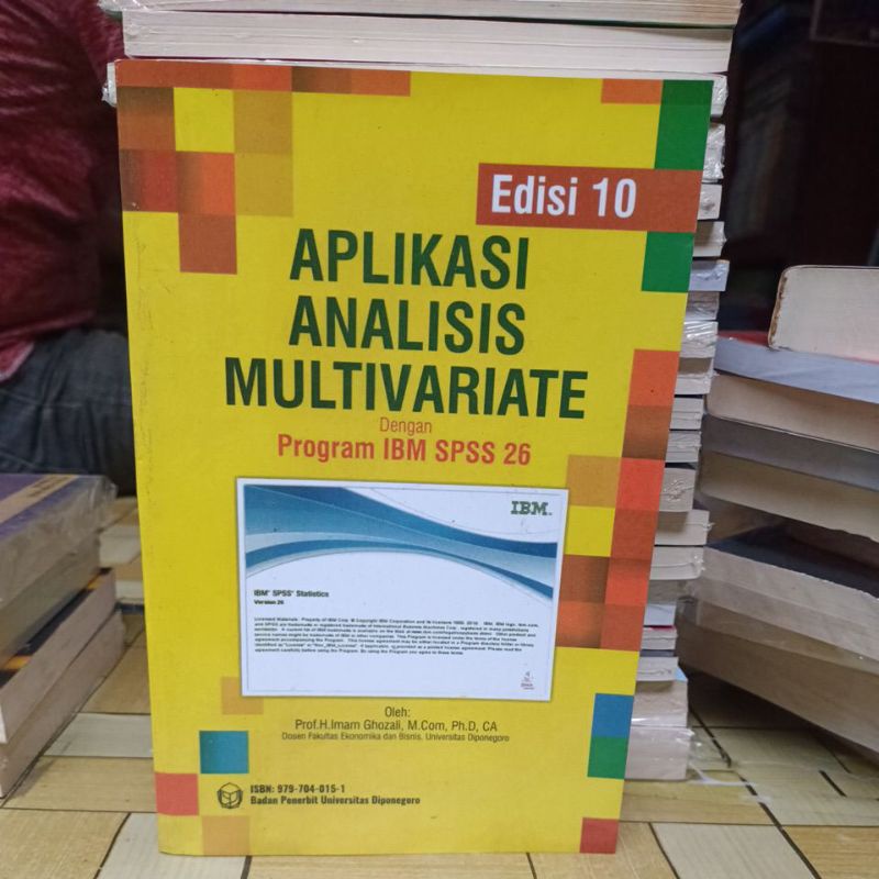 Jual BUKU + CD APLIKASI ANALISIS MULTIVARIATE EDISI 10 DENGAN PROGRAM IBM SPSS 26 : PROF H IMAM ...
