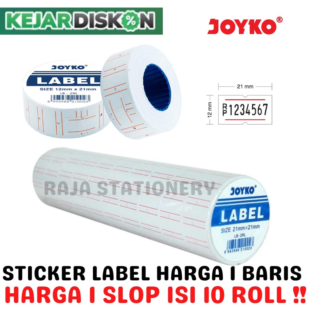 Jual JOYKO PRICE LABEL / KERTAS STICKER LABEL HARGA JOYKO ISI ULANG 1 ...