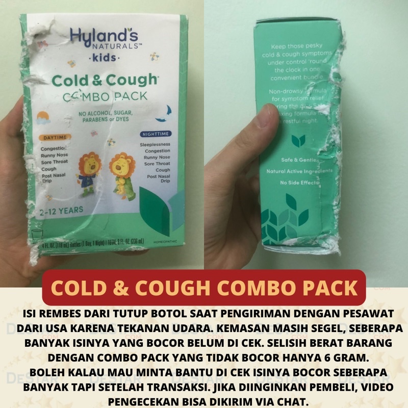Jual HYLAND'S 4 KIDS COLD COUGH MUCUS SORE THROAT COUGH SYRUP STUFFY ...