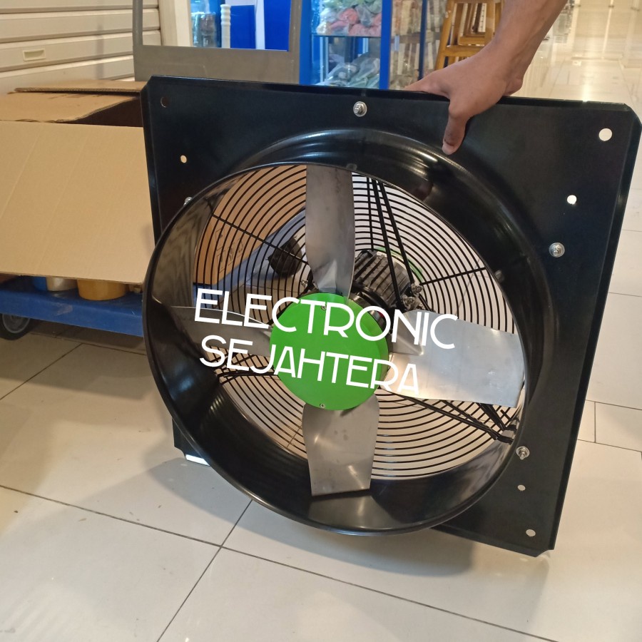 Jual Exhaust fan indola 18inc 4daun VD45/3 267watt/1400rpm 400V 3ph ...