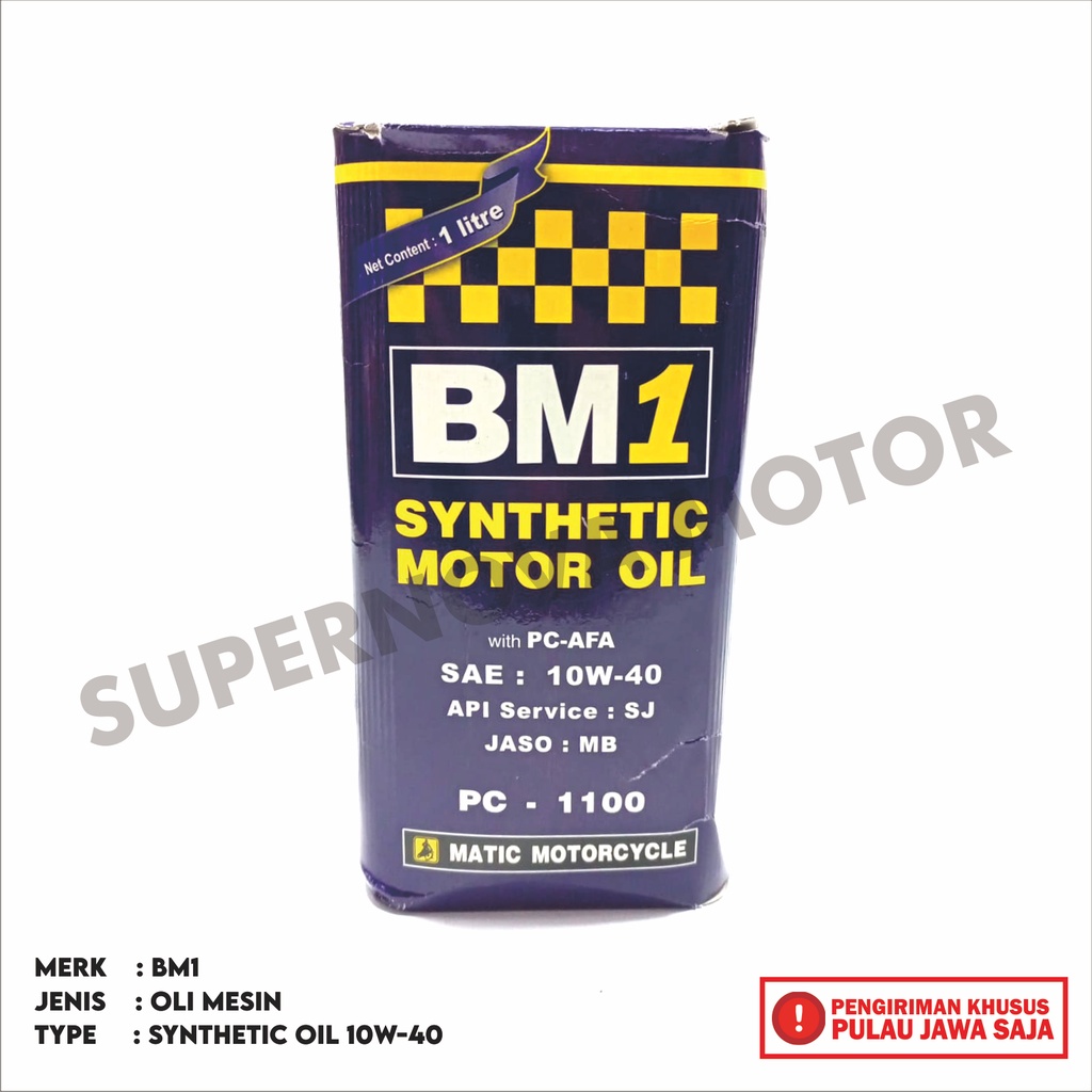 Jual OLI MESIN 10W40 OLI MOTOR MATIC API SERVICE SJ JASO MB PC 1100 ...