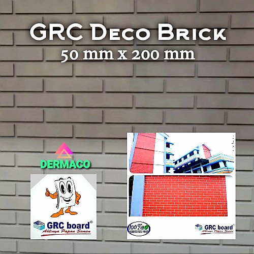 Jual GRC Deco Brick 50 mm x 200 mm / Wall Panel Deco Brick / GRC Deco ...