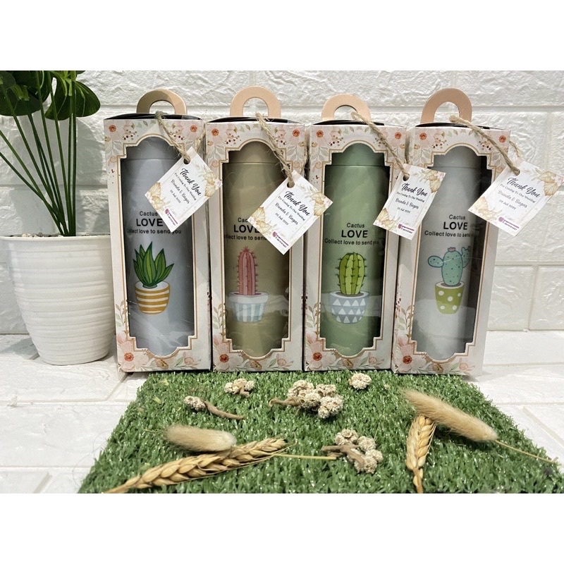 Jual SOUVENIR TUMBLER KAKTUS 450ML FREE CARD | Shopee Indonesia