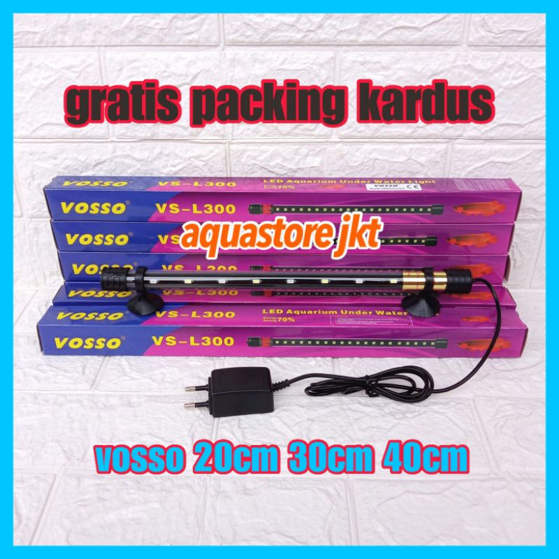 Jual LAMPU AQUARIUM CELUP 40 CM 30 CM 20 ROSSTON VOSSO LAMPU LED AQUASCAPE LAMPU AQUARIUM 20CM ...