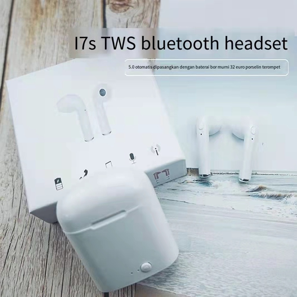 Jual BOOM!!! HEADSET EARPHONE TWS I7S BLUETOOTH 5.0 DOUBLE SPORT TRUE WIRELESS TWS IOS/ANDROID ...