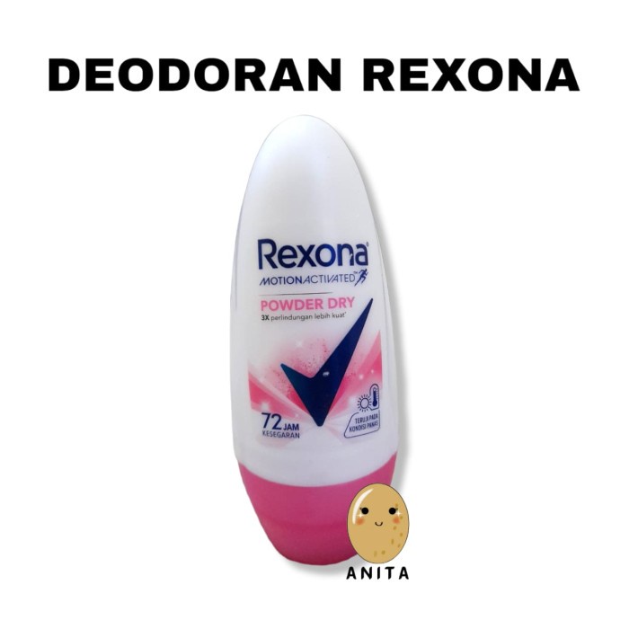 Jual REXONA WOMAN DEODORANT ROLL ON POWDER DRY 45ML | Shopee Indonesia