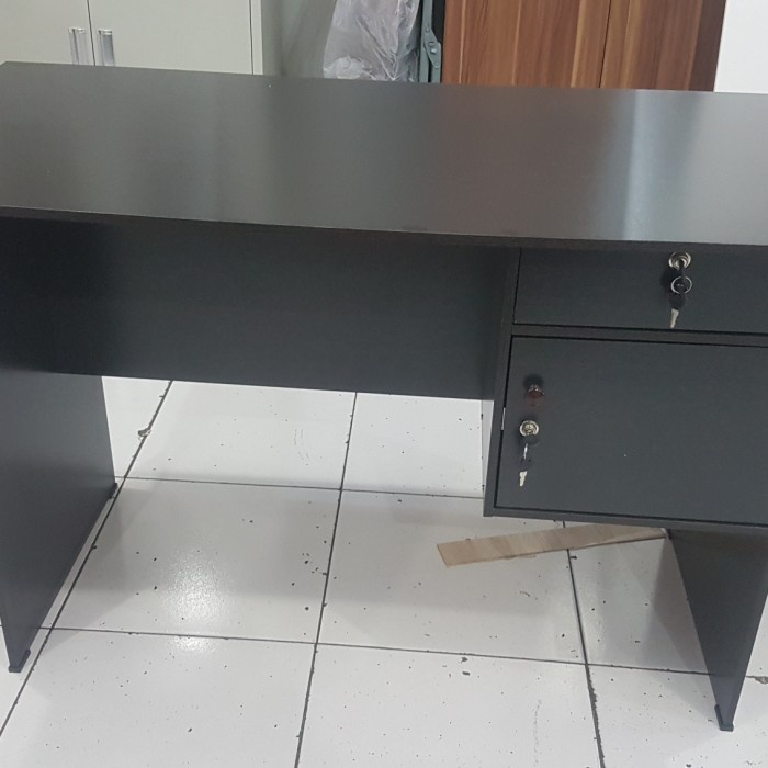 Jual _^_^_^] Meja Kantor 1/2 Biro uk.120 MT - 200 N | Shopee Indonesia
