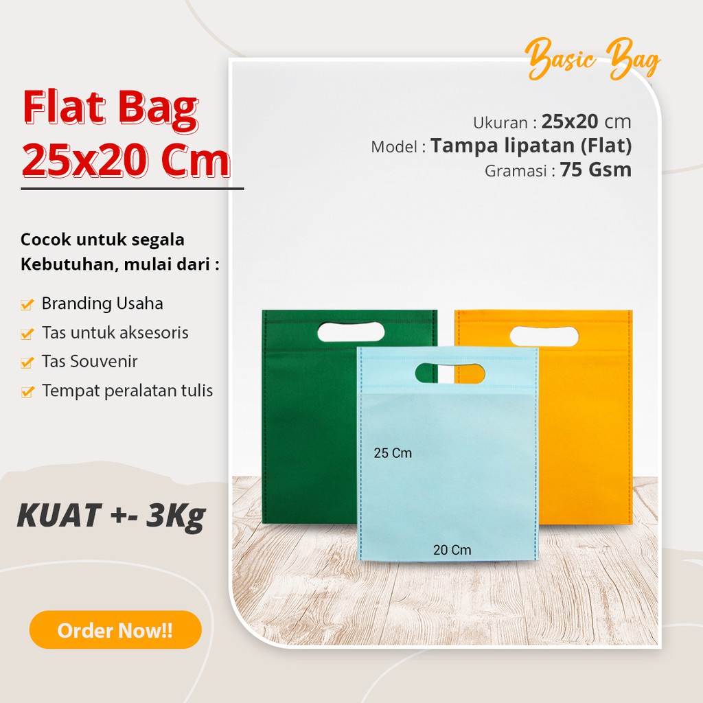 Jual Goodiebag Spunbond 25x20 Tas Oval kecil | Shopee Indonesia