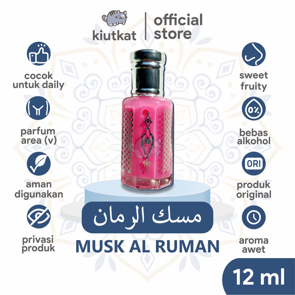 Jual Parfum MUSK AL RUMAN / MUSK RUMAN / MUSK RUMMAN Original Isi 12ml ...