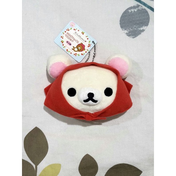 Jual Boneka Ganci Rilakkuma San-x Strawberry Mascot Korilakkuma Head ...
