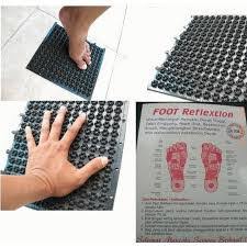 Jual Karpet Refleksi Pijat Alas Kaki Karpet Kesehatan DATAR Foot Relexion | Shopee Indonesia